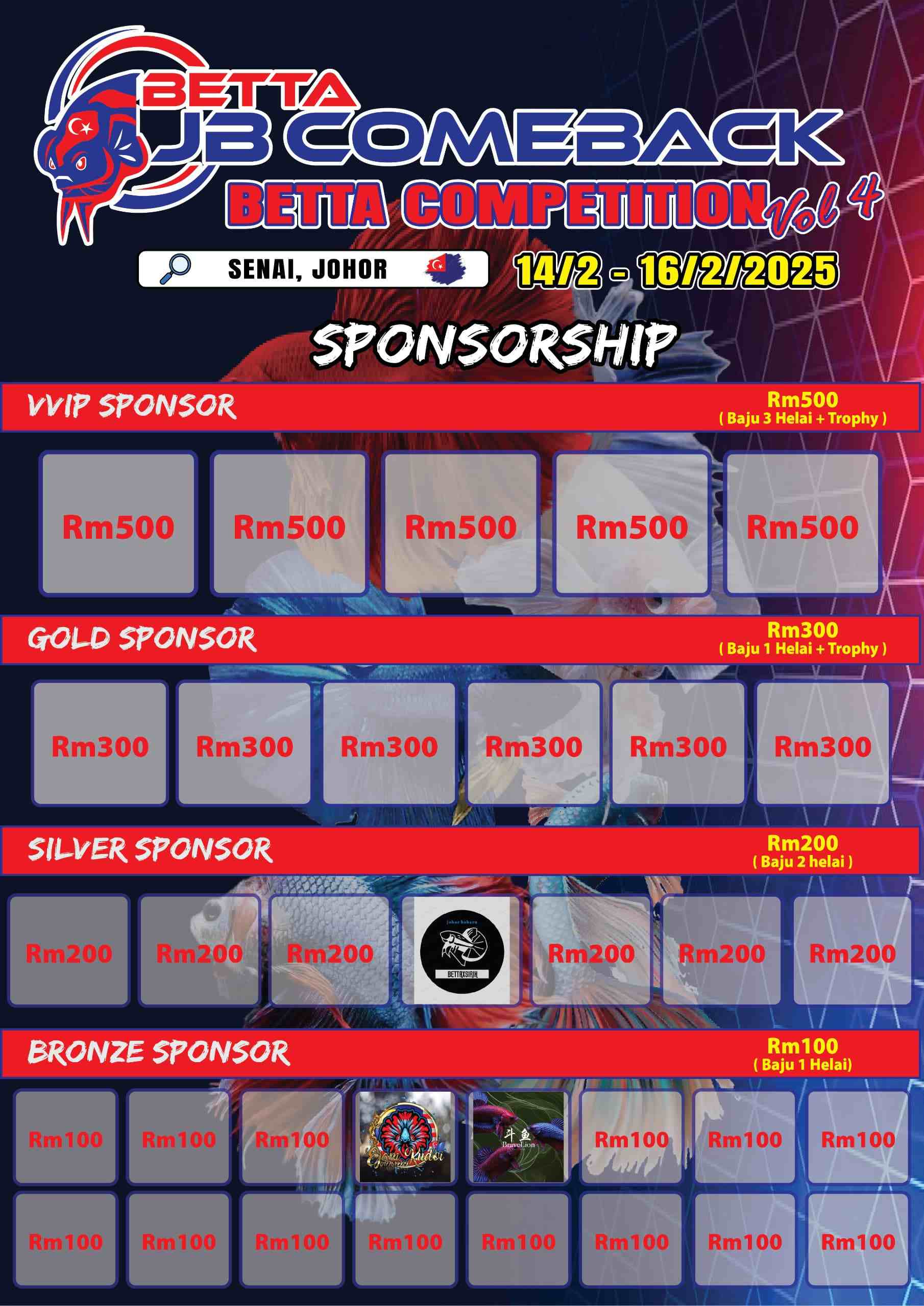 BON JB PANDAN Betta Comp